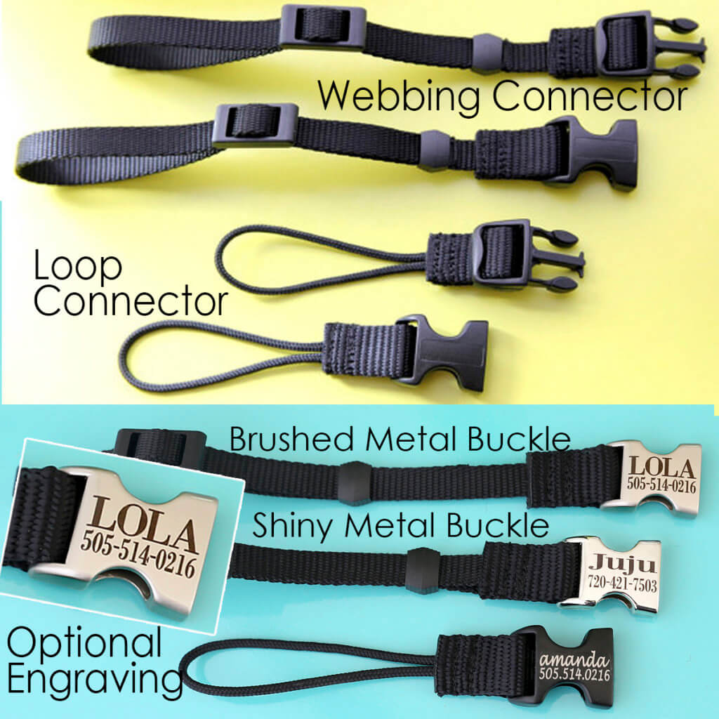 'Walter' Grey Velvet & Leather Camera Strap