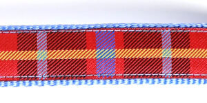 Scotty - Traditional Plaid Dog Collar with Laser Engraved Buckle