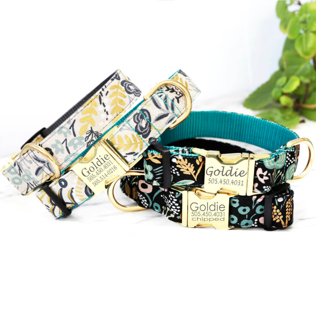 Girl Dog Collars - Personalized Female Dog Collars