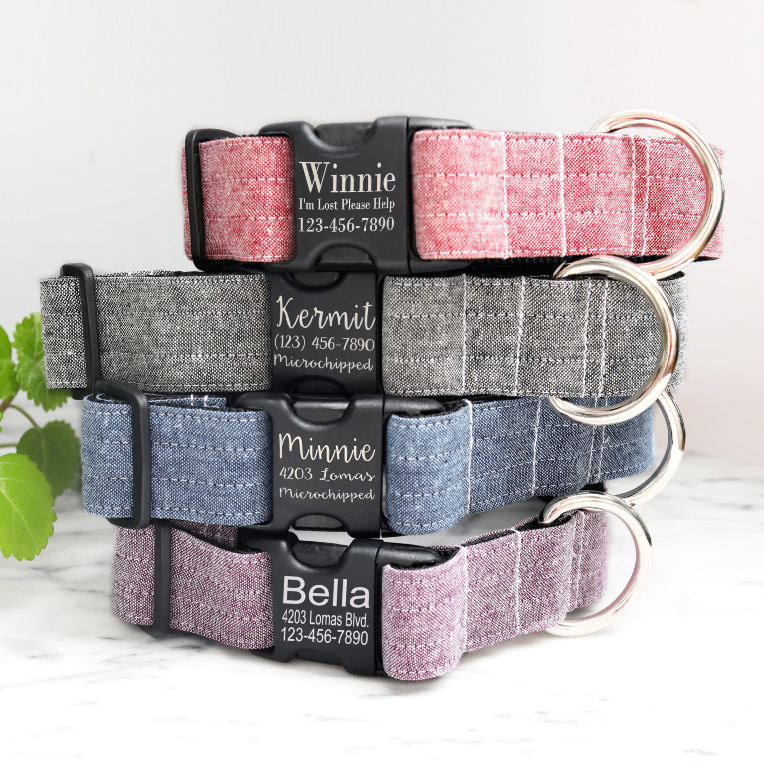 1.5 Inch Wide Dog Collars: Personalize Yours Today | Mimi Green