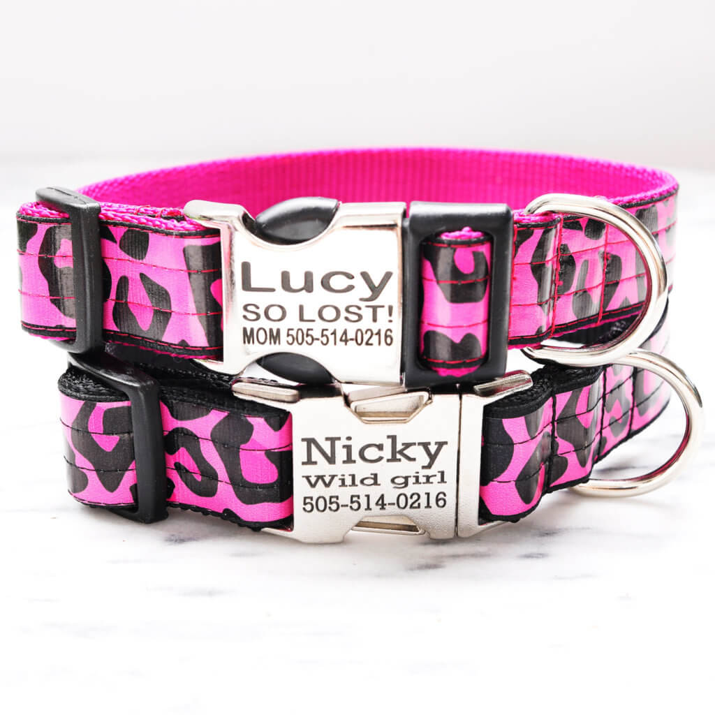 Cotton Dog Collars | Laminated & Oilcloth Dog Collars