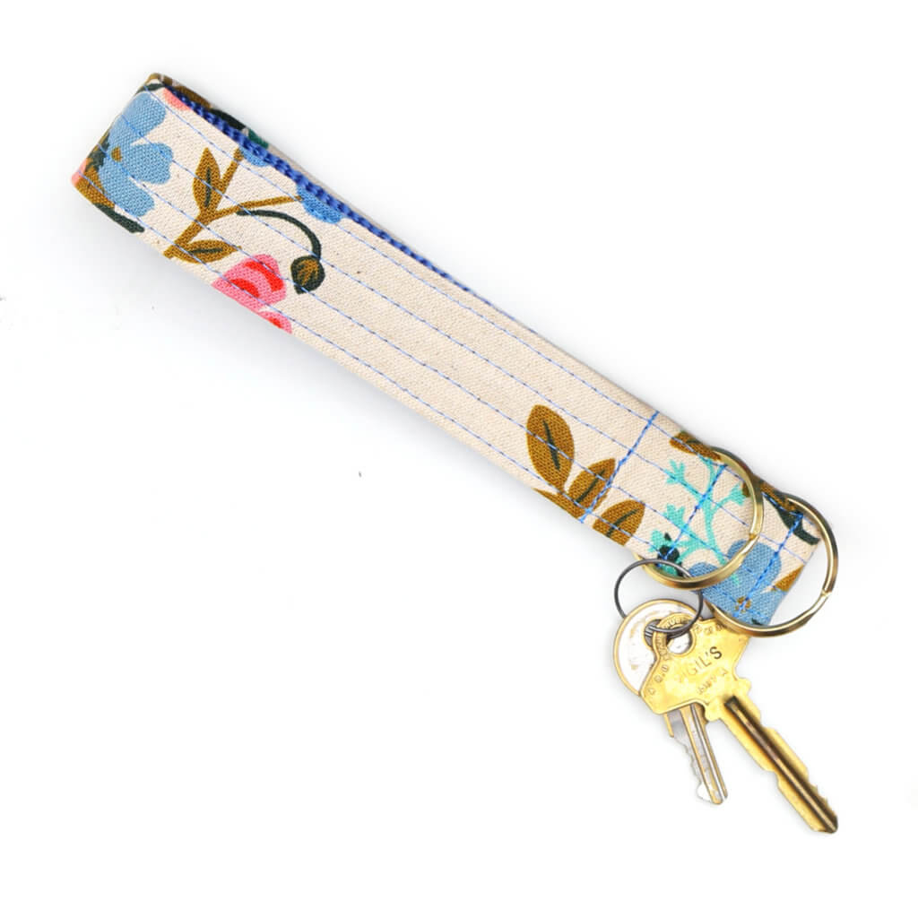 Canvas Key Chain Fob -- 21 Styles Handmade in the USA