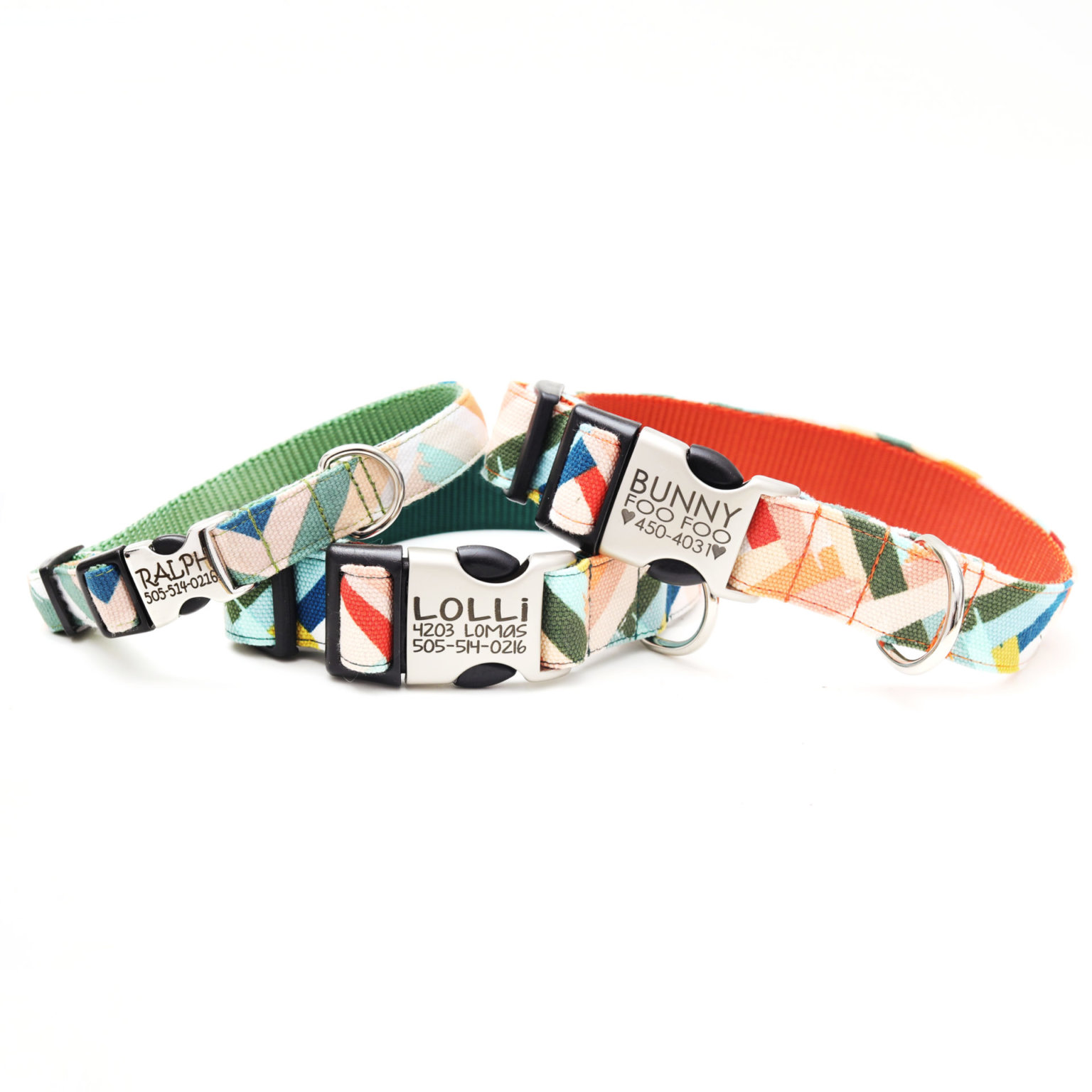 Custom Canvas Dog Collars | Rifle Paper Co Fabrics + More