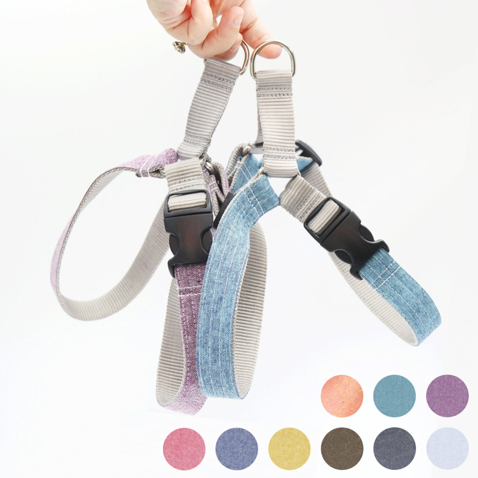 Easy On Linen Dog Harness | Custom | Made in the USA