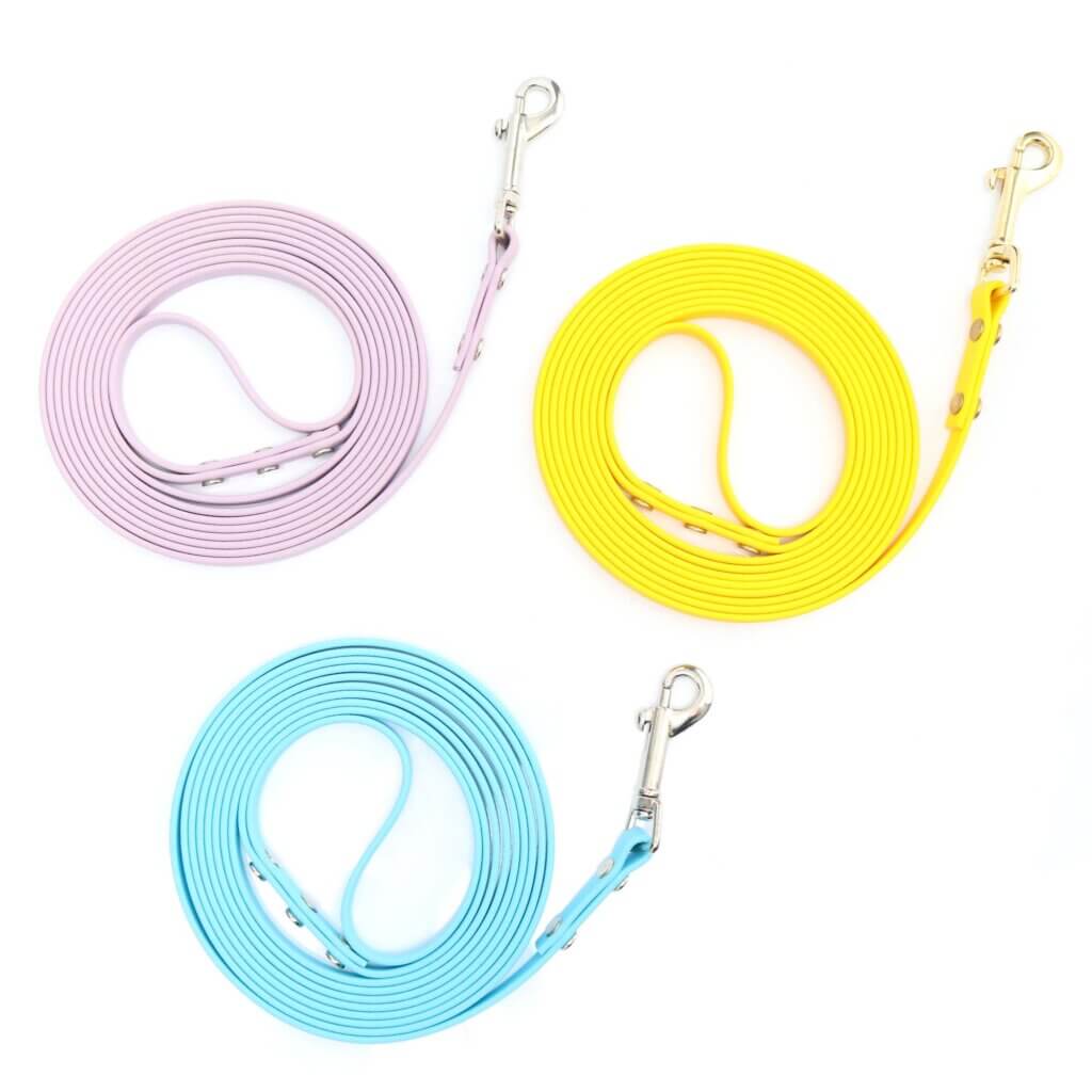 Mimi Green Waterproof Biothane Long Line - 3/8" width