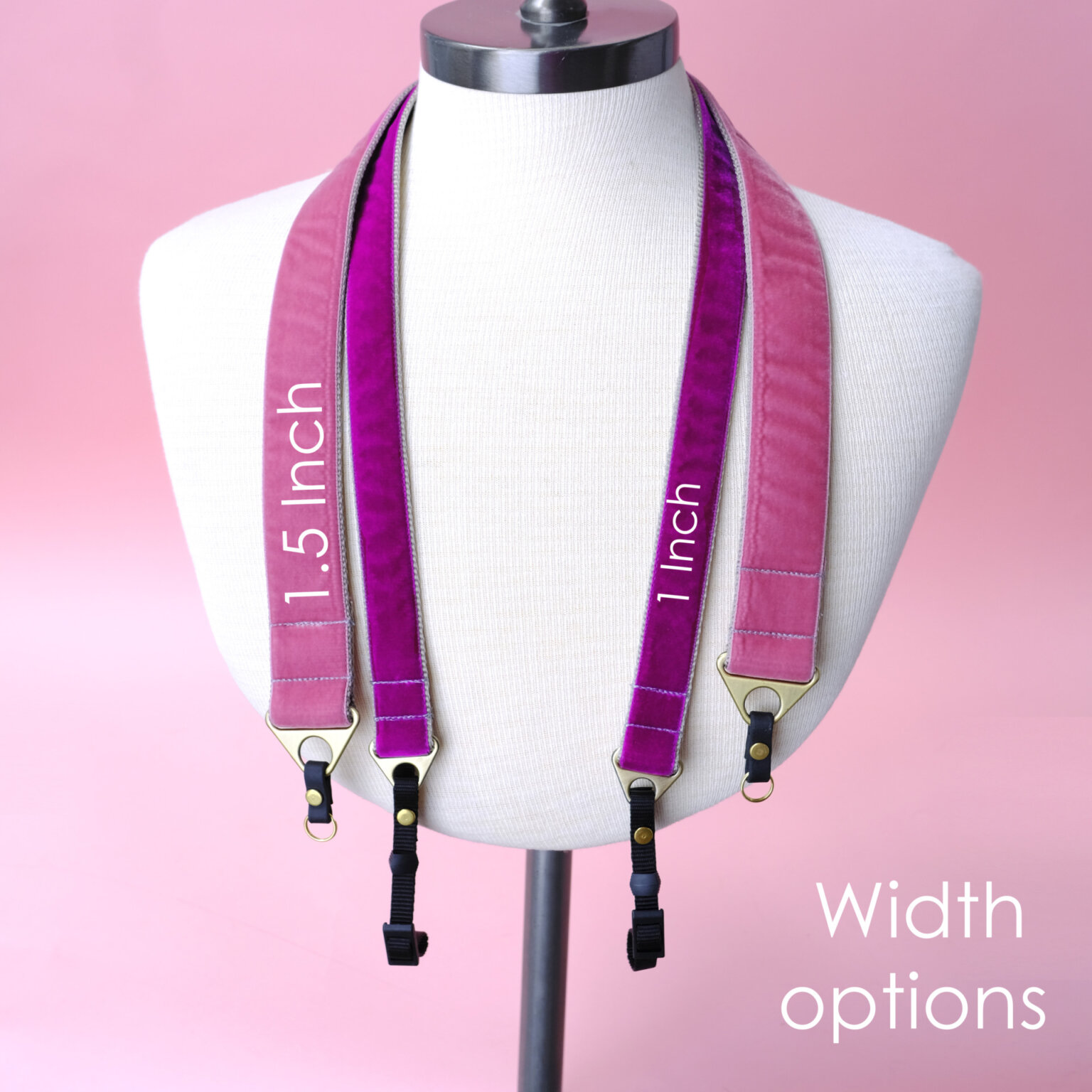 Personalized Designer Velvet Camera Straps for DSLR - Shop Online