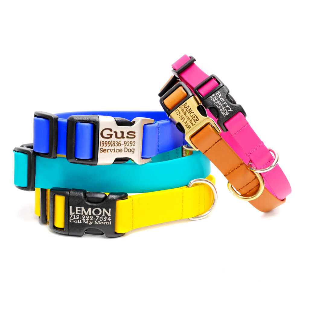 Waterproof Dog Collars - Biothane® Collars - Mimi Green