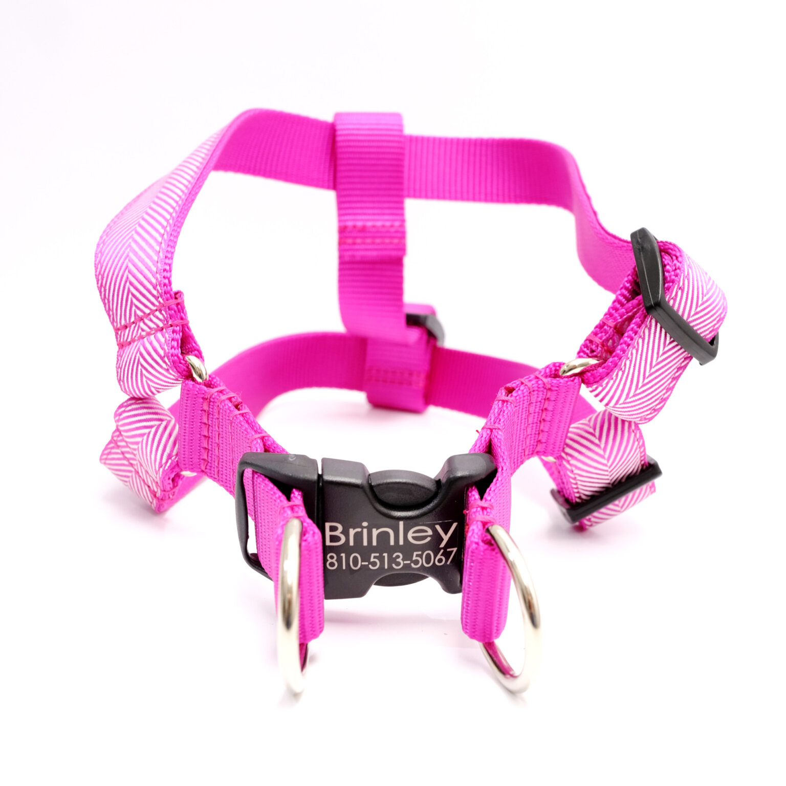 STEP IN Valentine's Day Herringbone Dog Harness