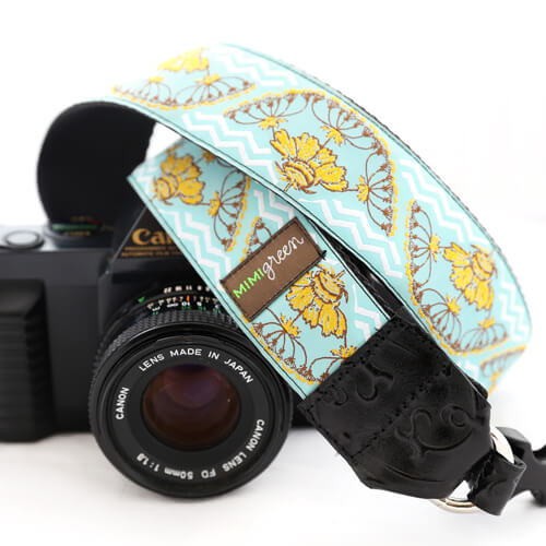 'Walter' Velvet Camera Strap